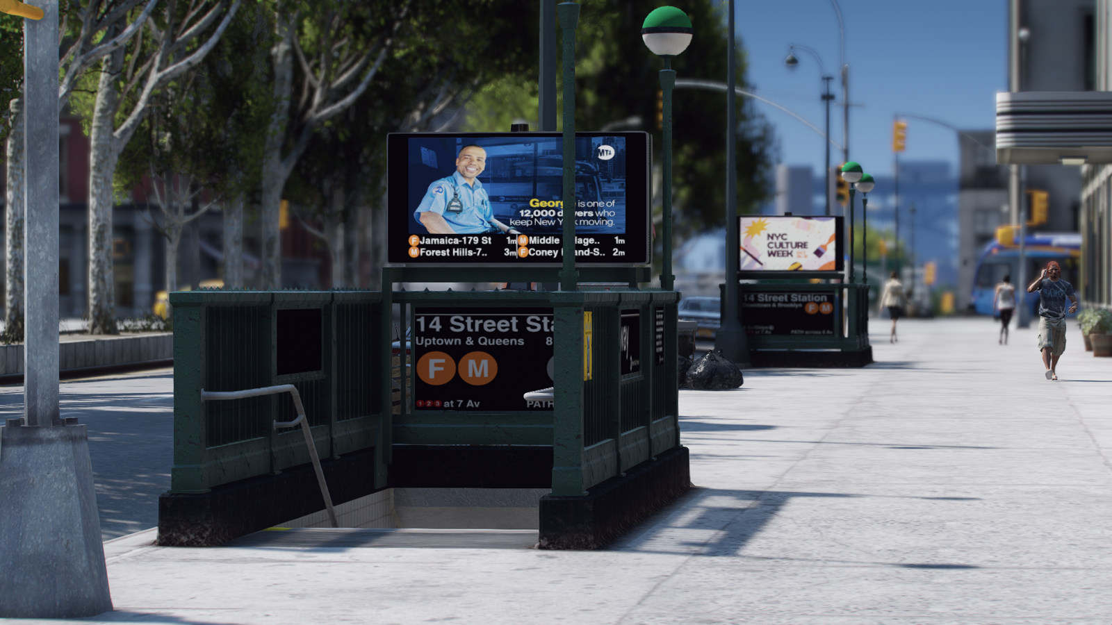 GTAV Liberty City - New York Reworked : Subway Entrance Img10 - GTA V ...