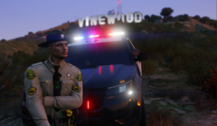 John under the Vinewood sign - GTA V Galleries - LCPDFR.com
