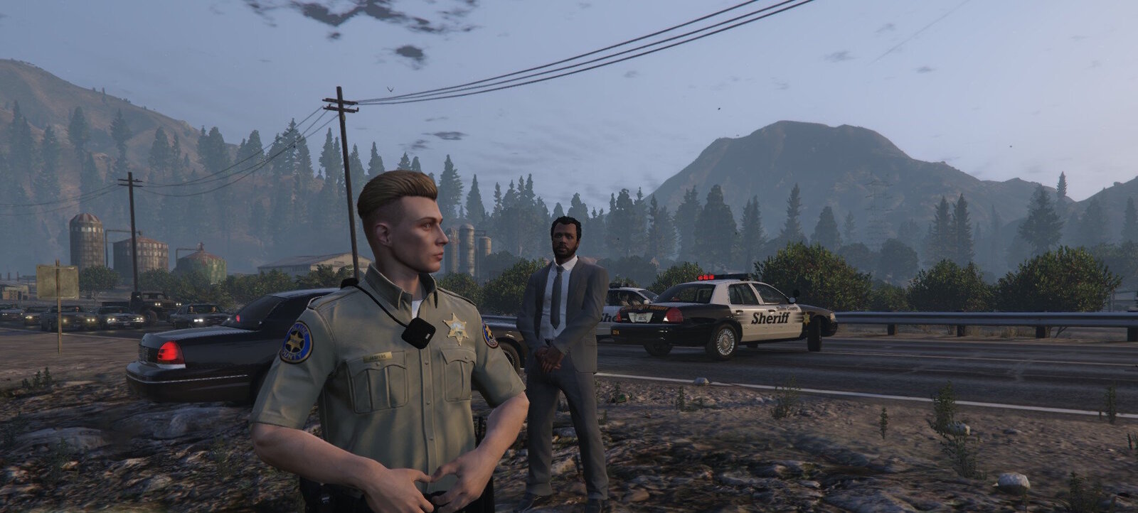 BCSO Roadblock & Crime scene - GTA V Galleries - LCPDFR.com