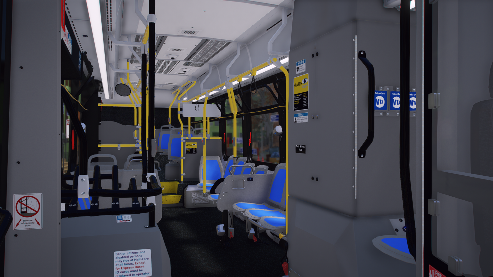 GTAV 2024 4th Gen NovaBus LFSe+ Interior (MTA New York City Bus) - GTA ...
