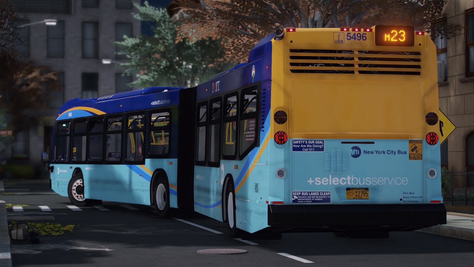 GTAV Volvo Group 2017-18 4th Gen NovaBus LFSA Diesel (MTA) - GTA V ...